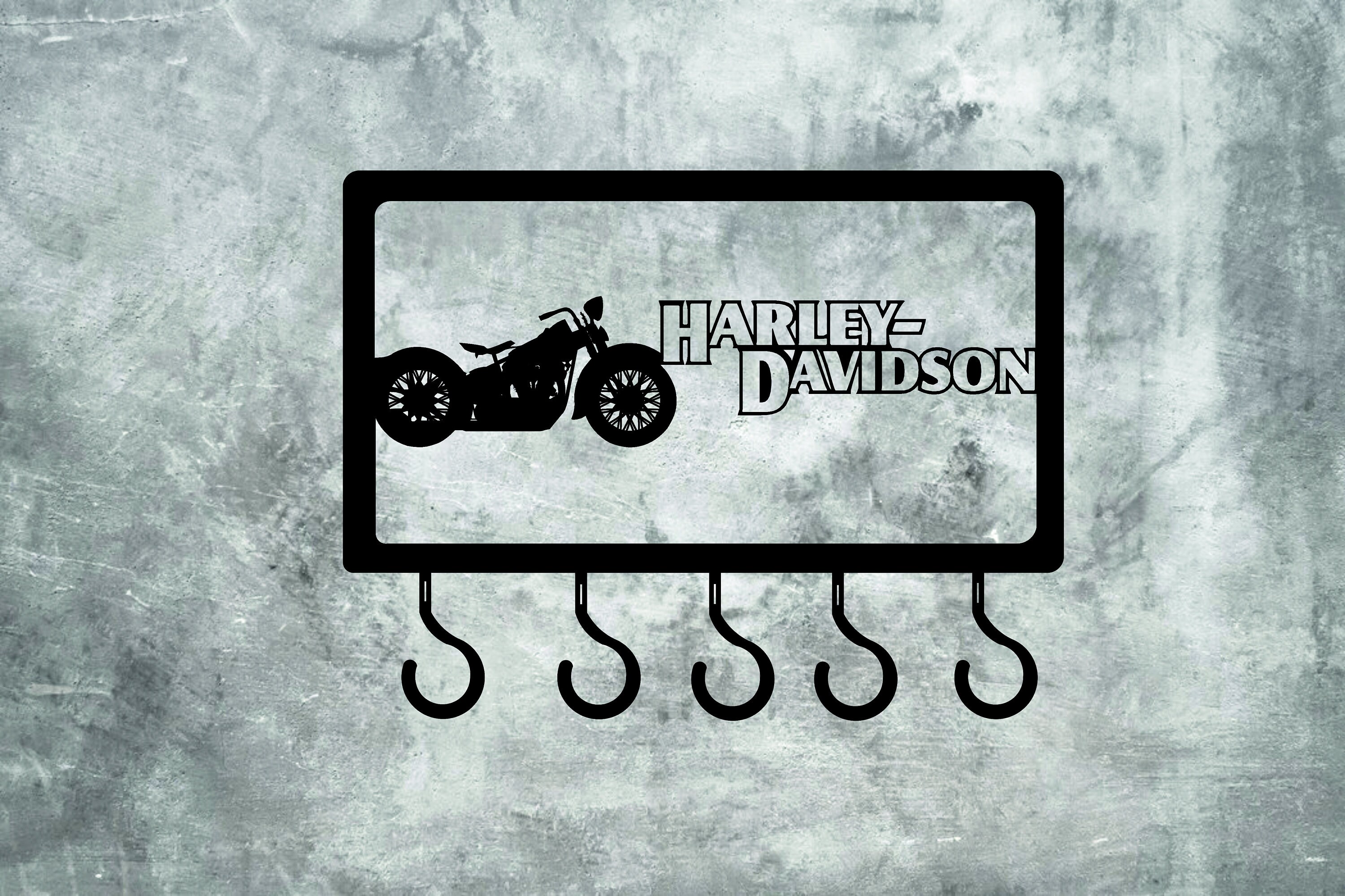 Nathalies Metal World, Metal Wall Decor,harley Davidson Key Hanger ...