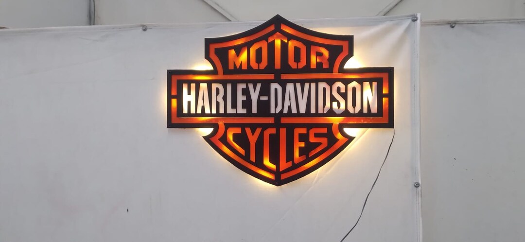 Motorcycle Garage Metal Sign –biker Wall Decor –ride to Live Inspired ...