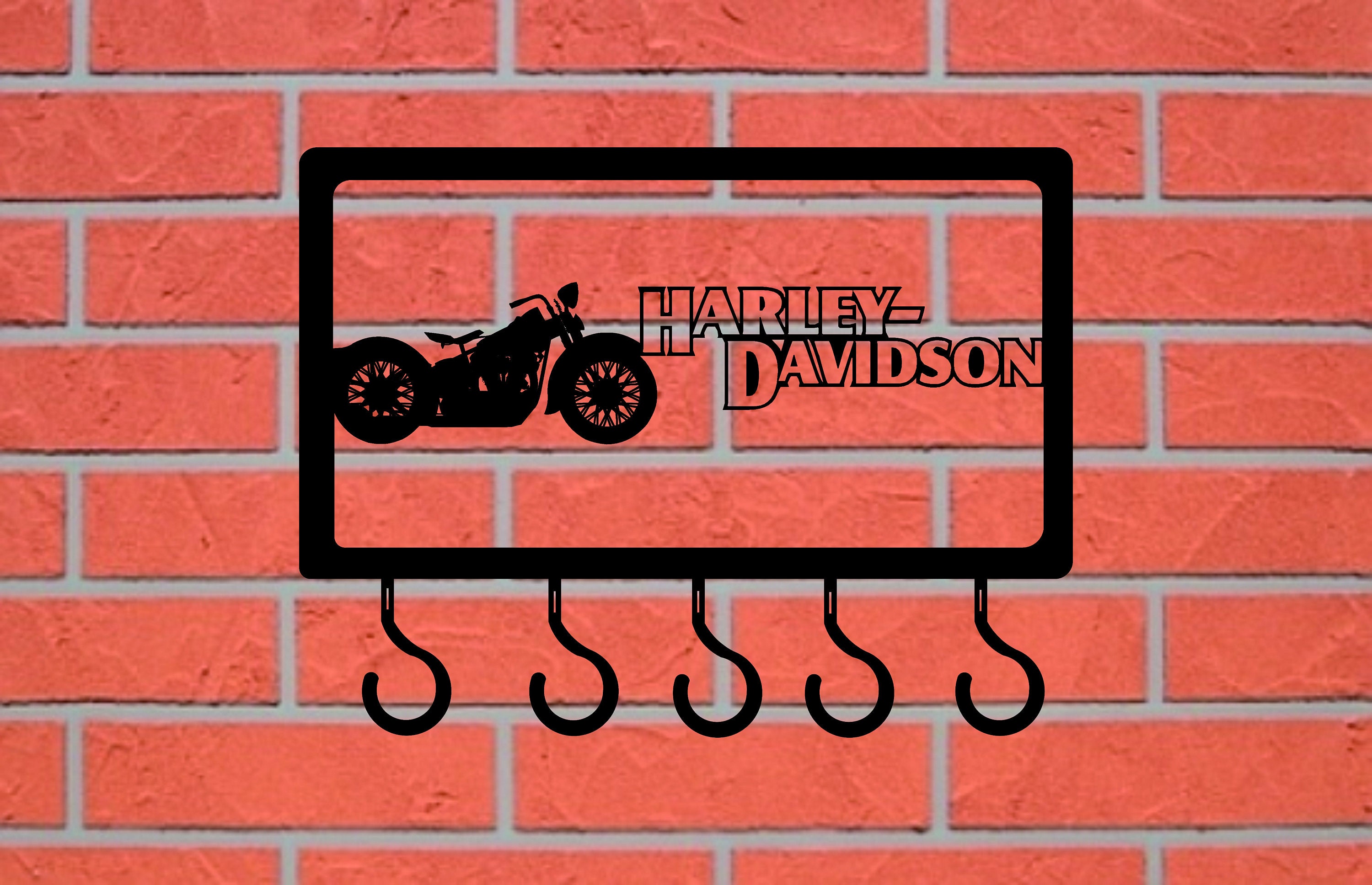 Nathalies Metal World, Metal Wall Decor,harley Davidson Key Hanger ...