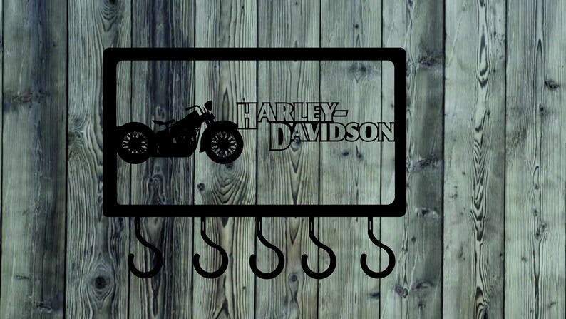 Nathalies Metal World, Metal Wall Decor,harley Davidson Key Hanger ...