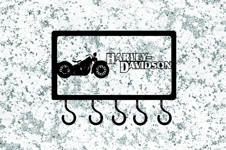 Nathalies Metal World, Metal Wall Decor,harley Davidson Key Hanger ...