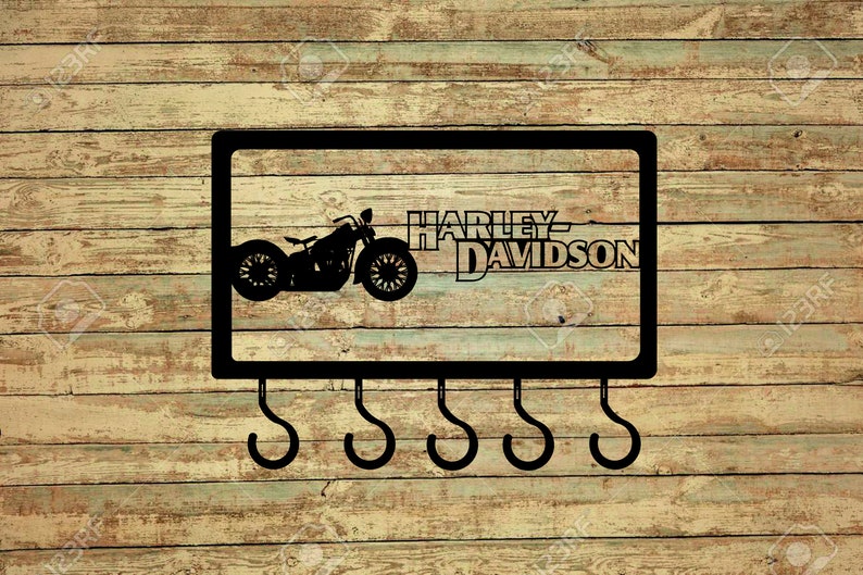 Nathalies Metal World, Metal Wall Decor,harley Davidson Key Hanger ...
