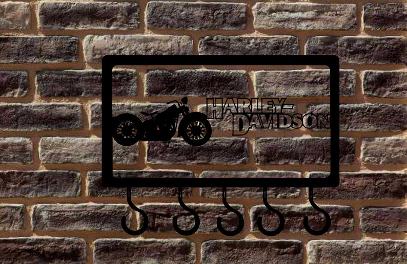 Nathalies Metal World, Metal Wall Decor,harley Davidson Key Hanger ...