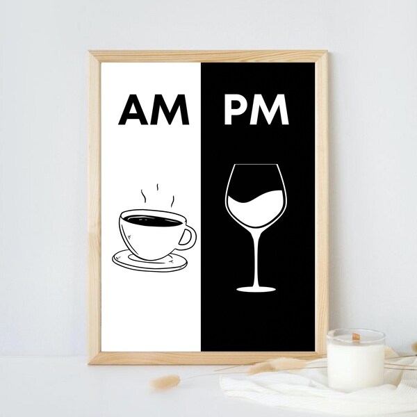 Am Pm Sign - Etsy