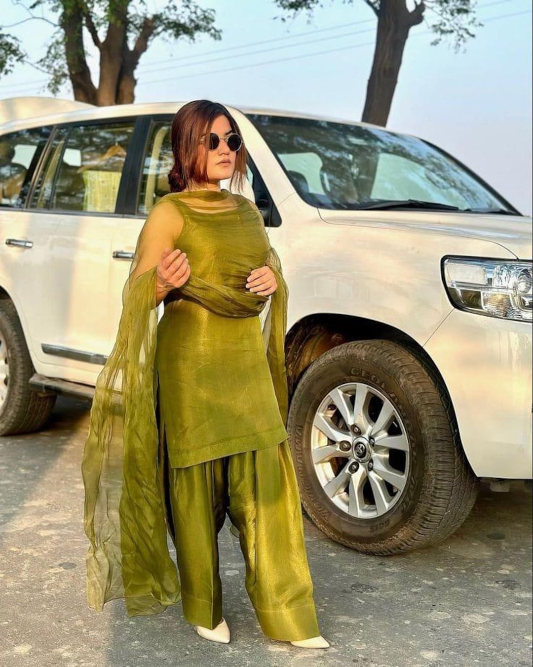 Handmade Silk Farshi Salwar Kameez Suit: Pakistani Ethnic Dress - Etsy