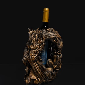 Chinese Dragon Wine Holder DESIGNED BY STLFLIX - Etsy