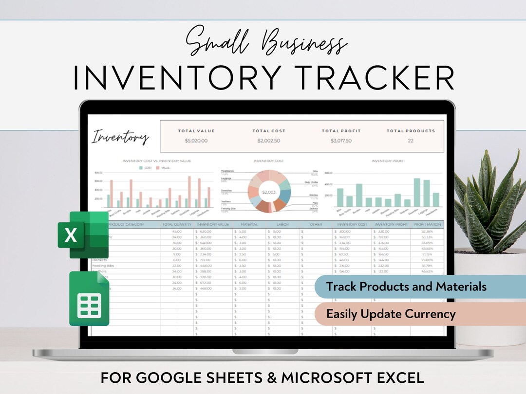 Inventory Tracker Spreadsheet Excel Small Business Inventory Tracker ...