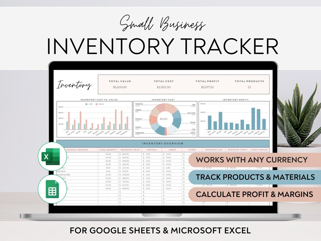Inventory Tracker Spreadsheet Excel Small Business Inventory Tracker ...