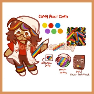 Cookierun: Oc/character Design & Ref Sheet [READ DESCRIPTION] - Etsy