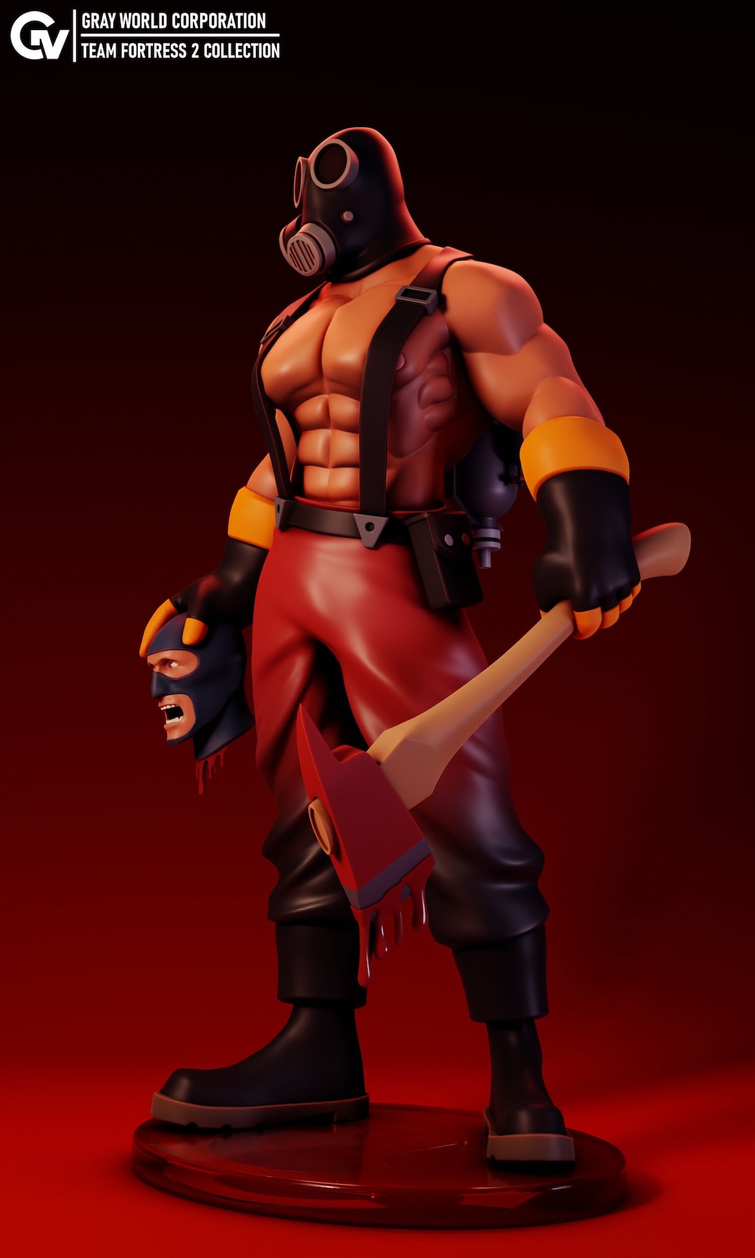 Buff Pyro -TF2 Display Model/figurine - 3D Resin Print - - Etsy