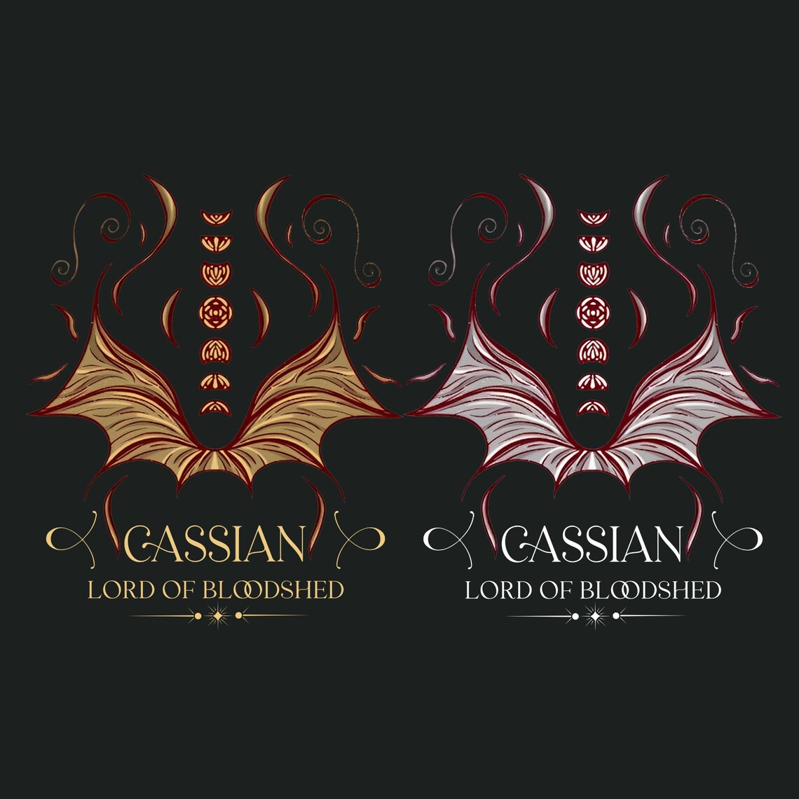 Acotar Wingspan Bundle Illyrian Warrior Crest Png Fourth - Etsy