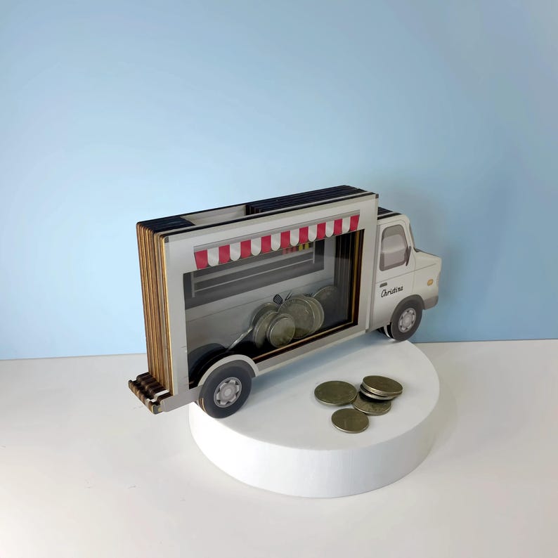 Personalized Dining Car Chidren Money Box, Piggy Bank, Gifts for Kids ...