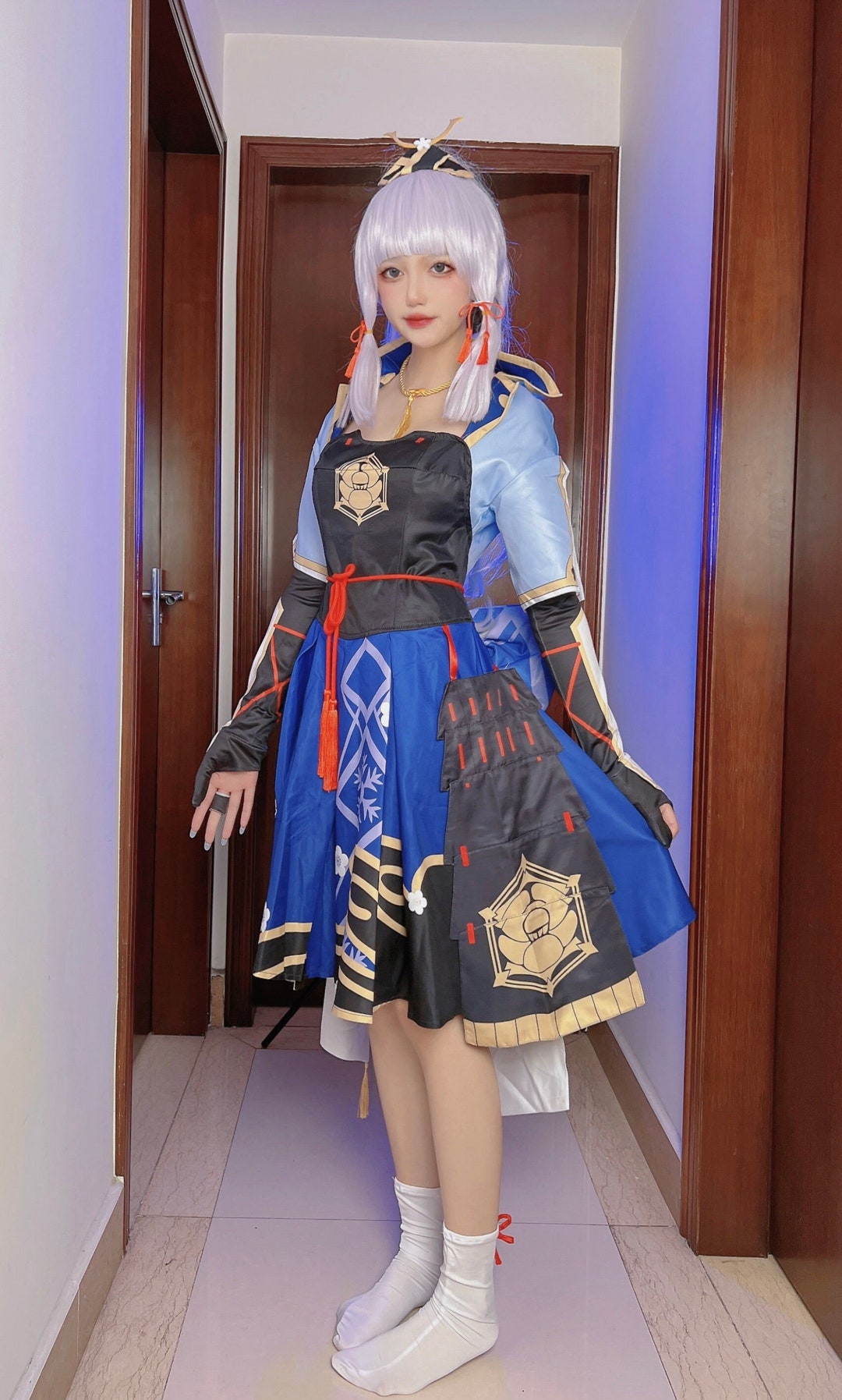 Exquisite Genshin Ayaka Cosplay Costume Set - Etsy Denmark