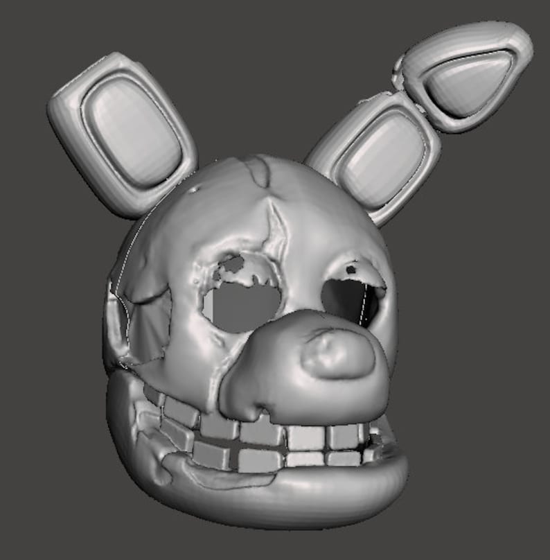 Five Nights at Freddys 3D Print File Only/wearable Springbonnie/yellow ...