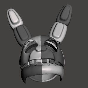 FNAF Five Nights at Freddys Springbonnie Wearable Mask File to 3D Print ...