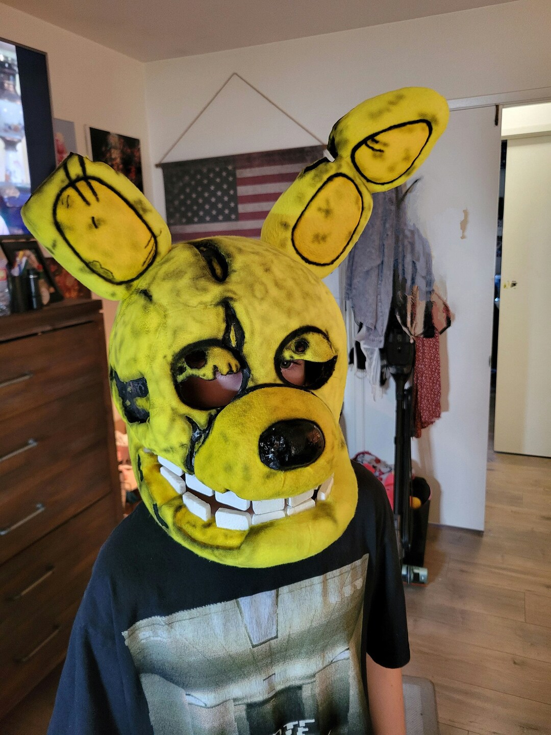 3D Printed Five Nights at Freddys FNAF Replica Yellow Rabbit ...