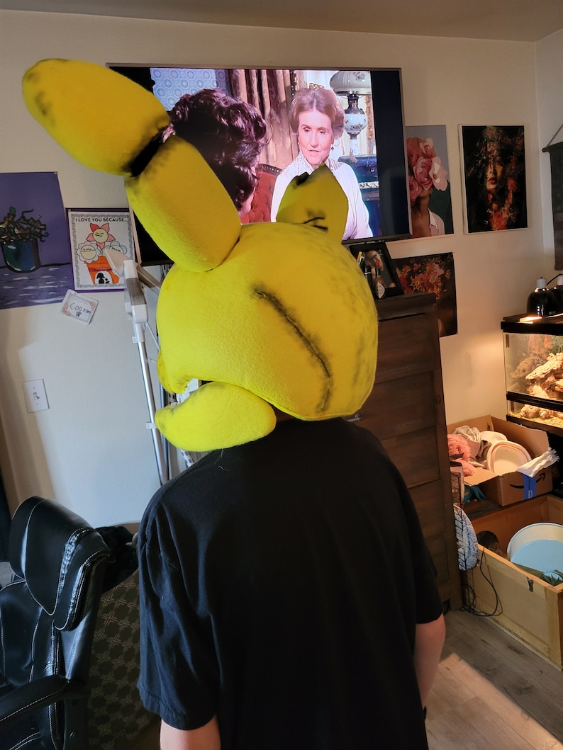 3D Printed Five Nights at Freddys FNAF Replica Yellow Rabbit ...