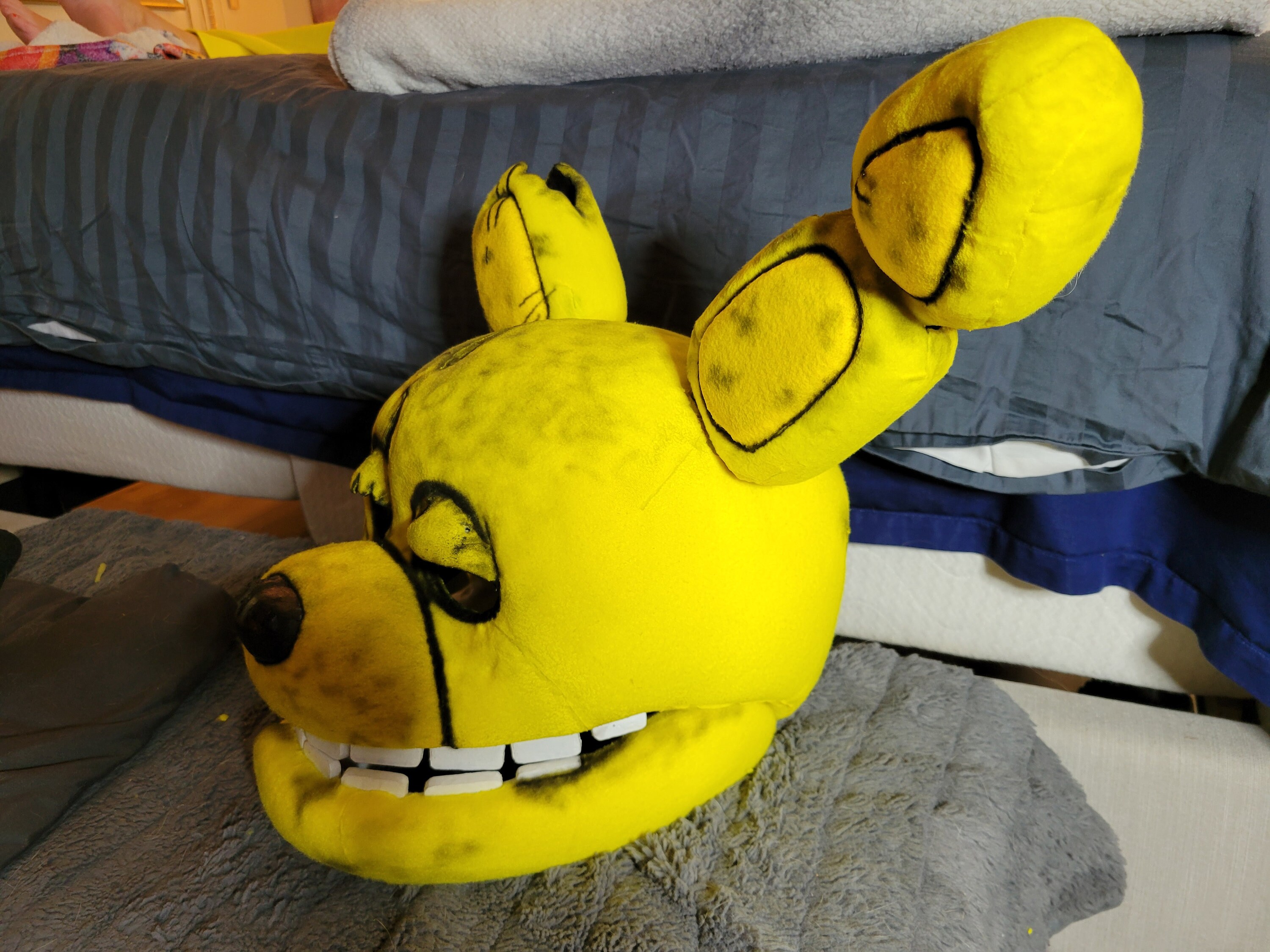 3D Printed Five Nights at Freddys FNAF Replica Yellow Rabbit ...