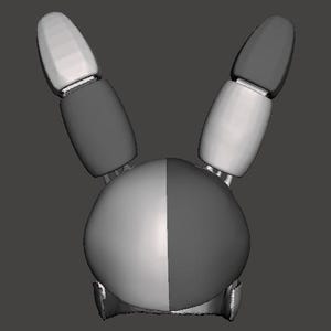 FNAF Five Nights at Freddys Springbonnie Wearable Mask File to 3D Print ...