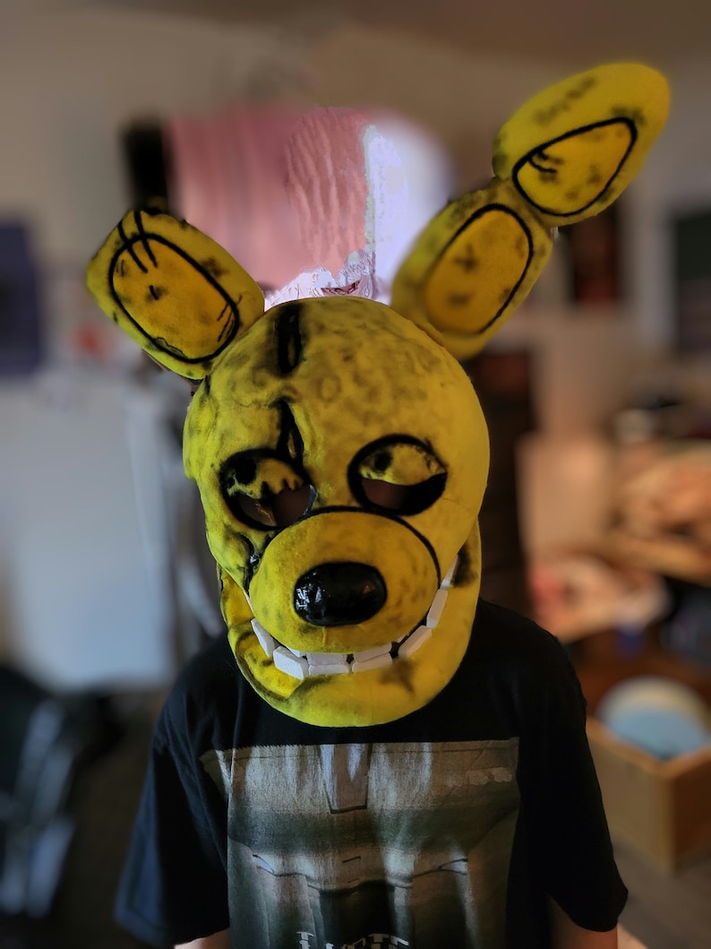 3D Printed Five Nights at Freddys FNAF Replica Yellow Rabbit ...