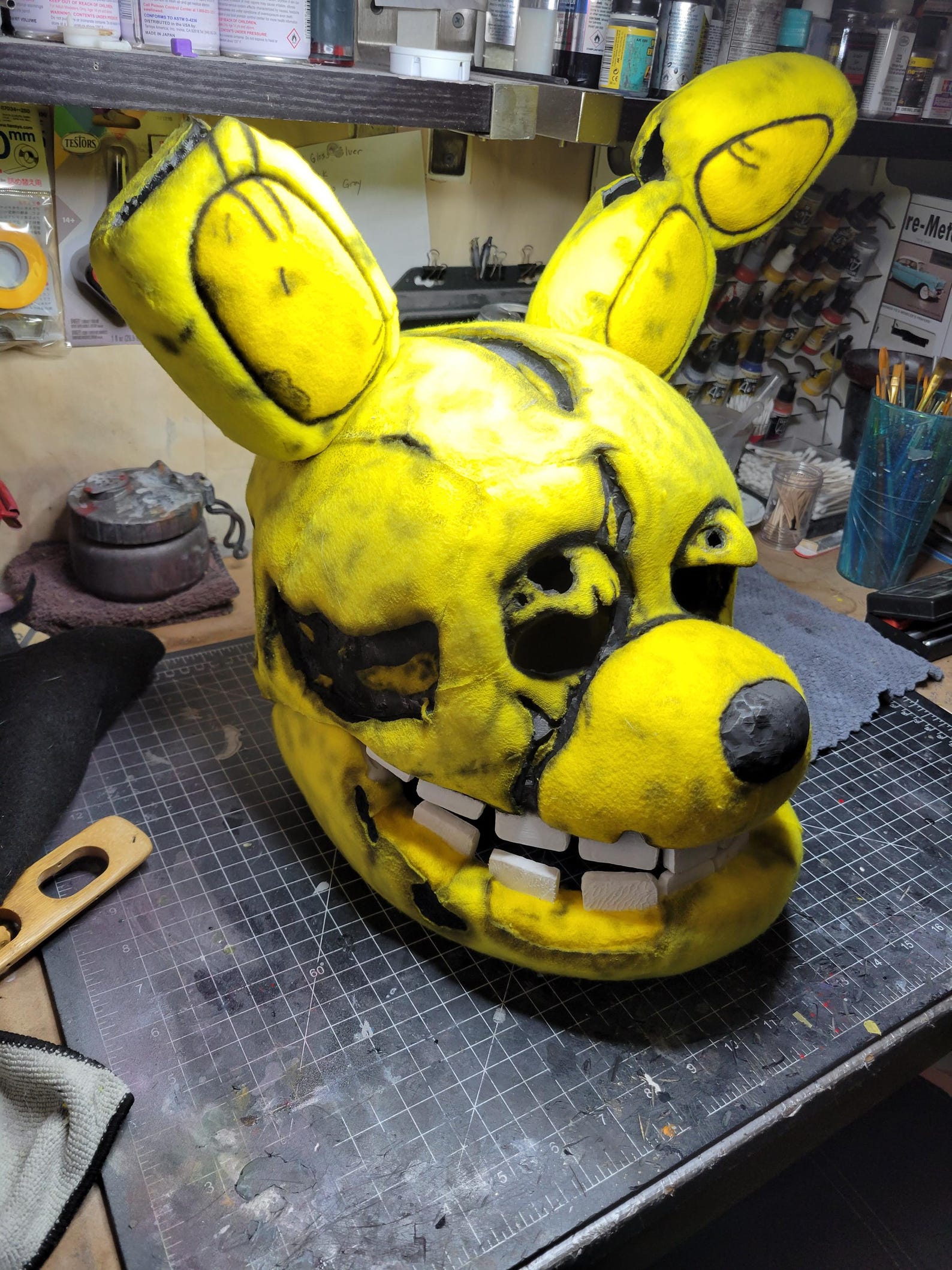 Five Nights at Freddys 3D Print File Only/wearable Springbonnie/yellow ...
