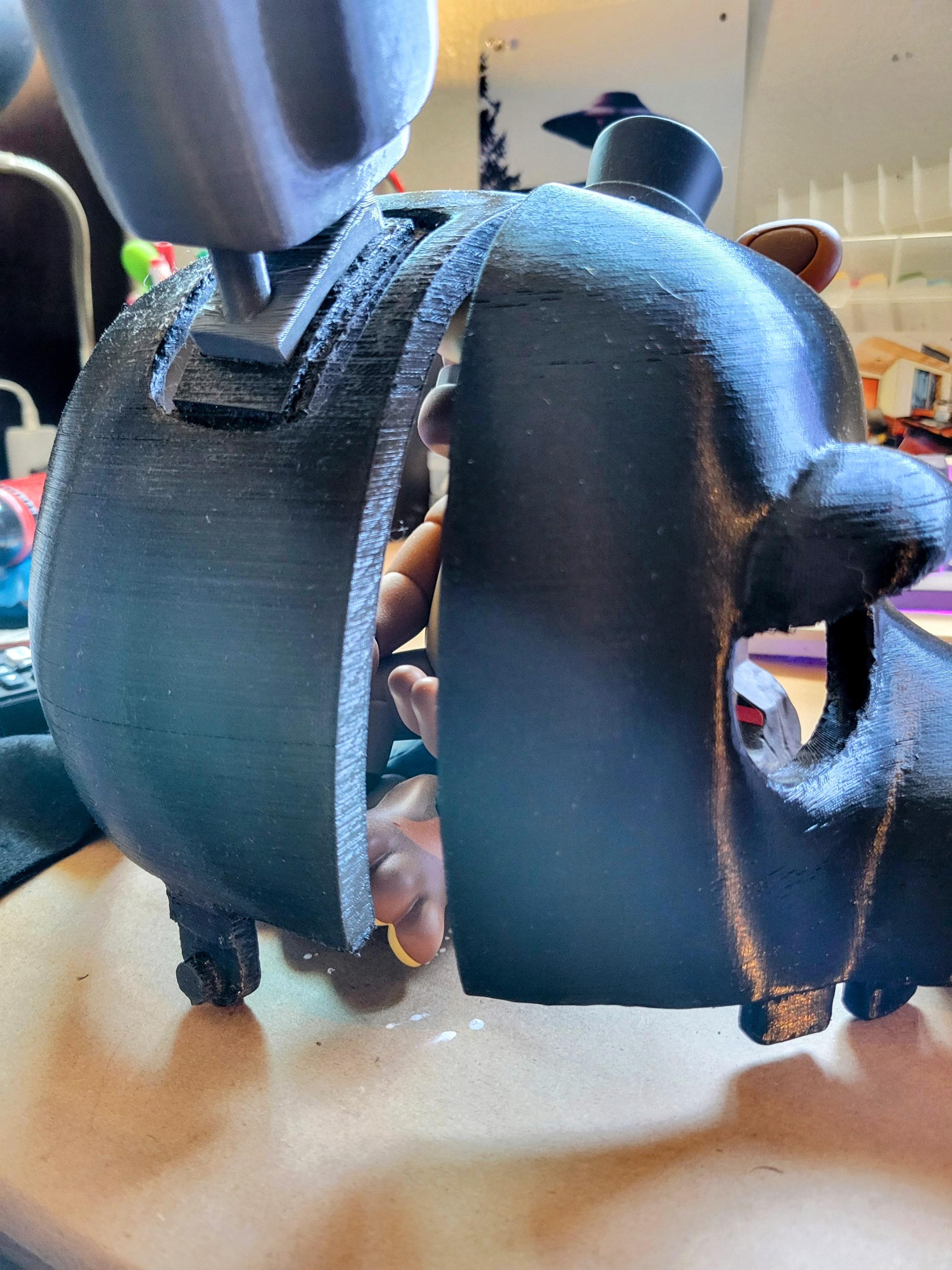 FNAF Five Nights at Freddys Springbonnie Wearable Mask File to 3D Print ...