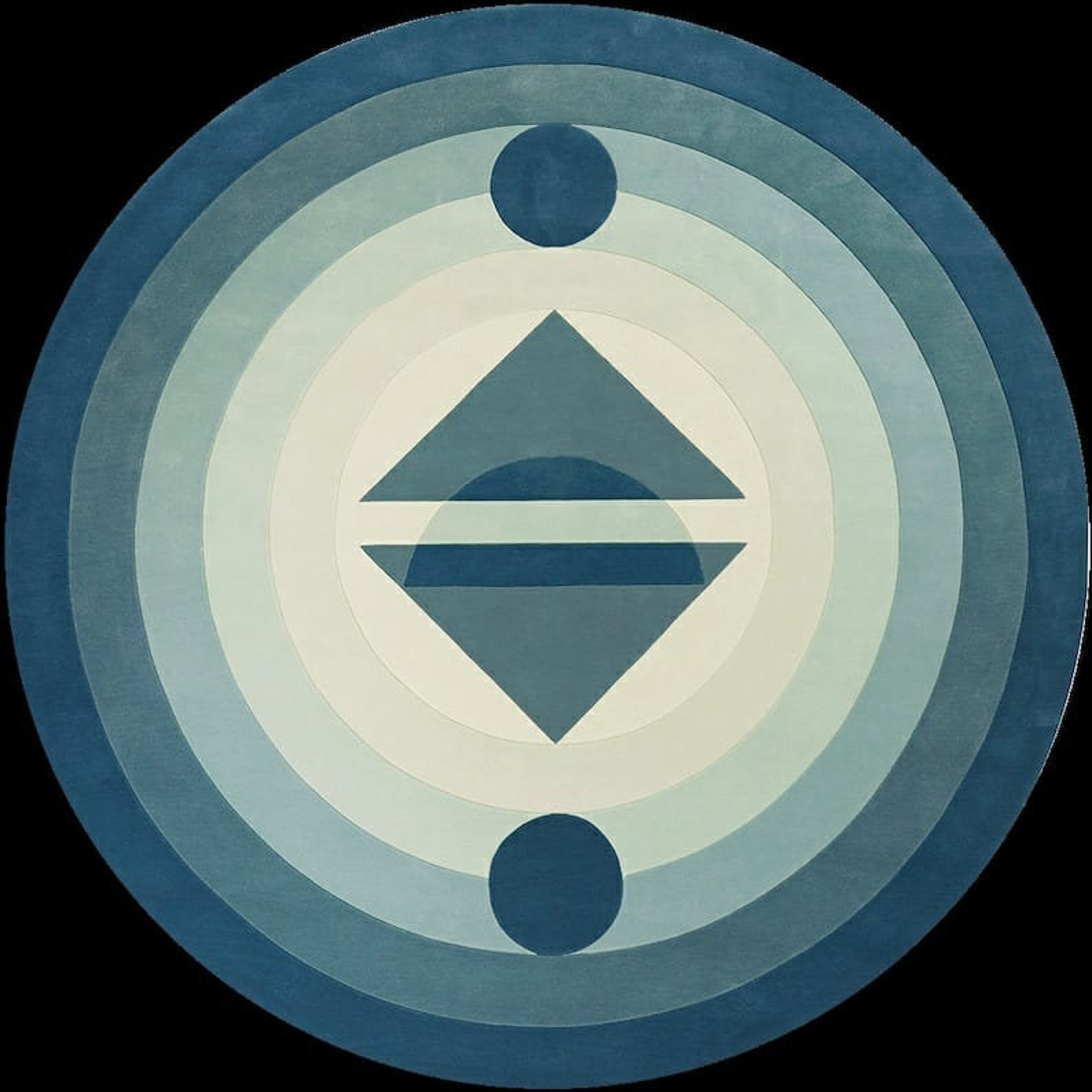 Hand Tufted Circular Shape Handmade Rug 100% Woolen Tufted Rug - Etsy