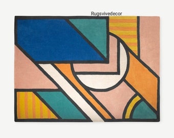 Handmade Premium Quality Modern Textured Hand Tufted Rug 100% Woolen ...