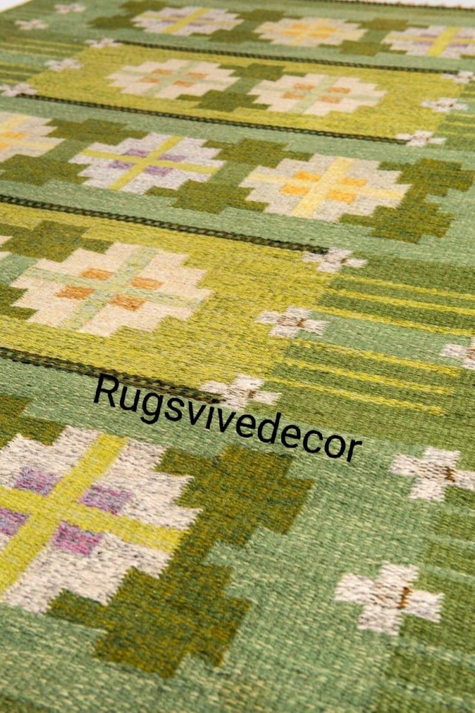 Handwoven Wool Kilim, Green Rug, Custom Durrie Rug, Kilim Jute Rug ...
