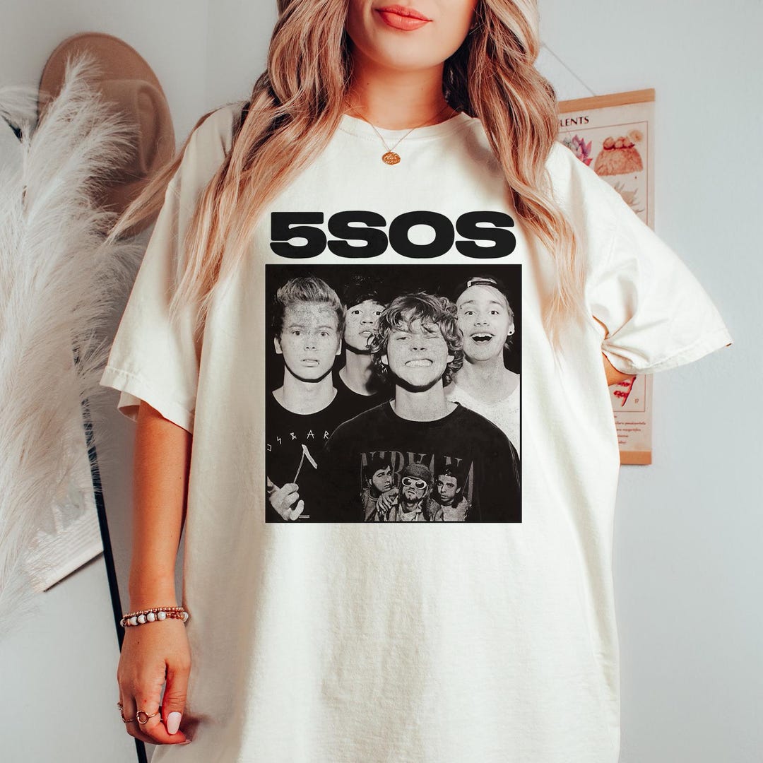 5 Seconds of Summer PNG, 5SOS Band Svg, Vintage the Show Tour 5 Seconds ...
