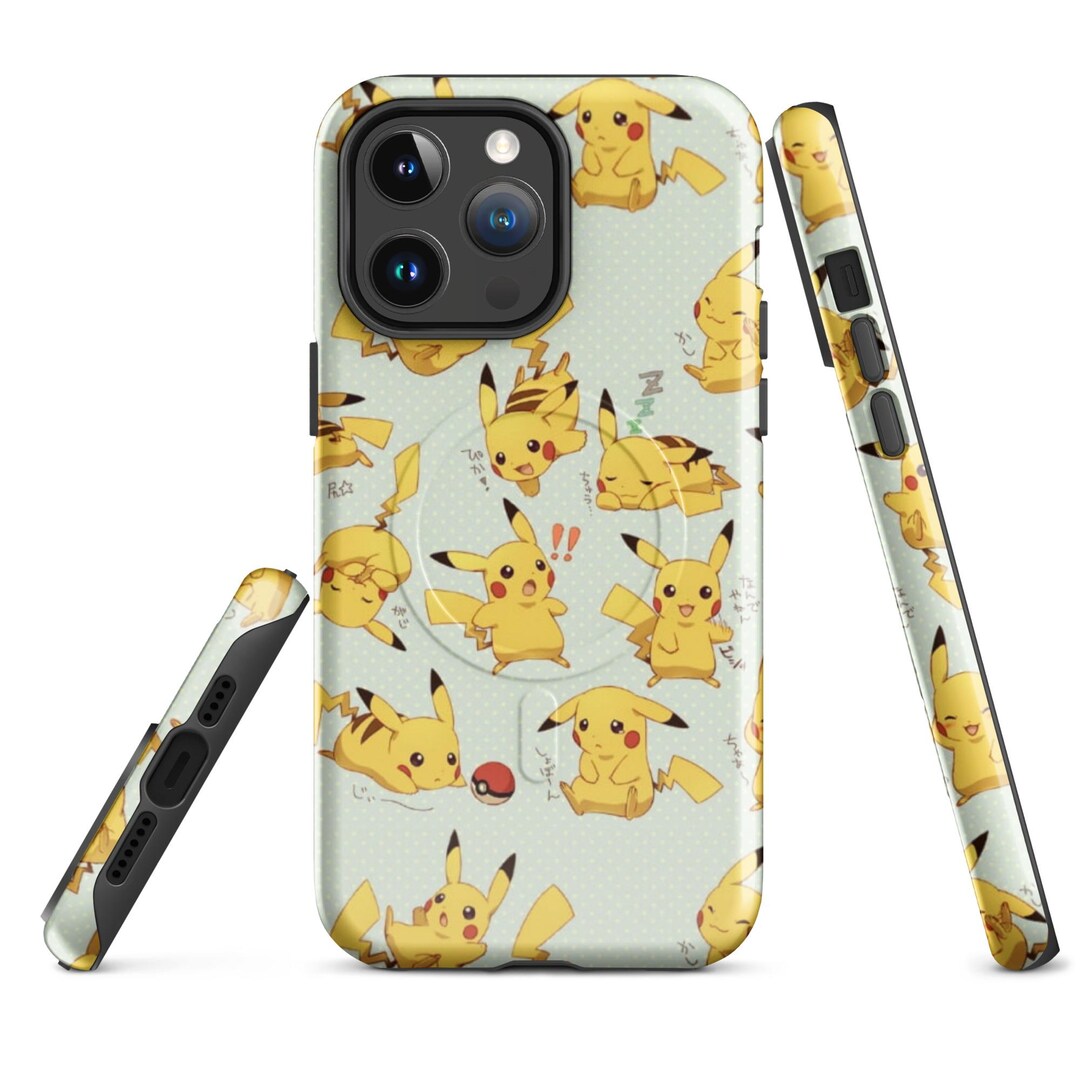 Pokemon Pikachu Anime Kawaii Magsafe® Tough Case for Iphone® - Etsy