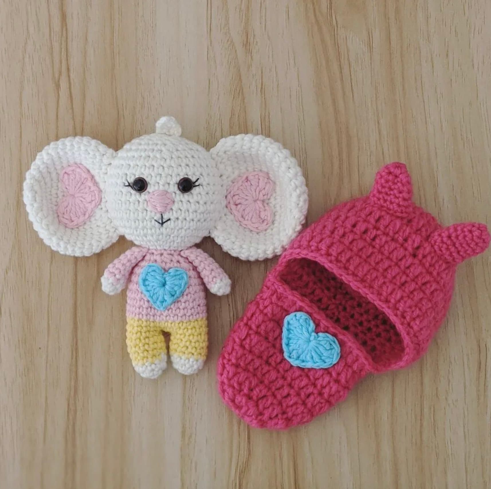 Potato the Mouse (with Cocoon), Amigurumi Pattern, Chip and Potato ...