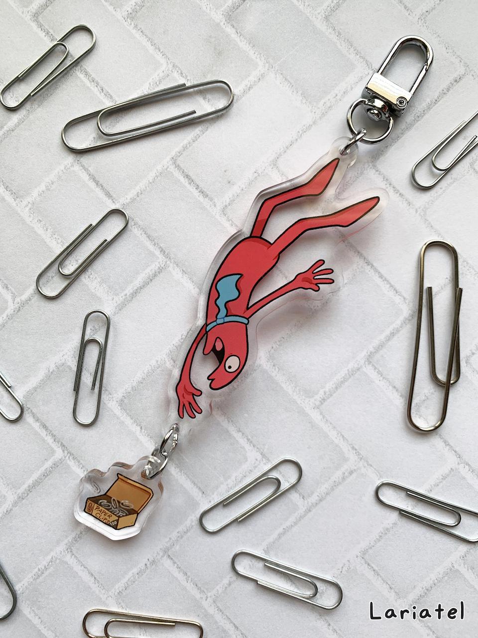 Allan Paperclips Keychain - Smiling Friends - Etsy