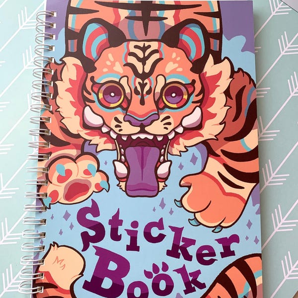 Sticker Book - Etsy