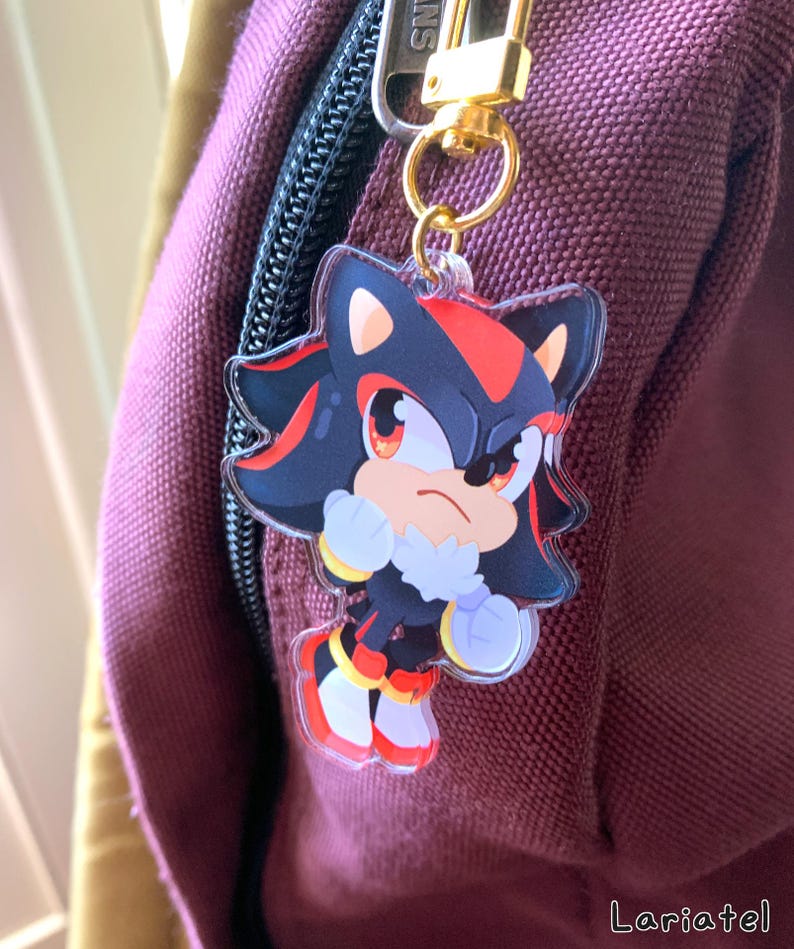 Sonic! Acrylic Keychains | Sonic, Shadow, Amy, Silver, Knuckles, Tails ...