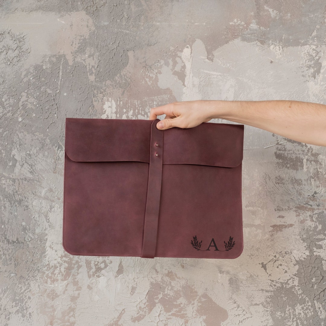 Engraved Leather Folder Leather Paper Folder Custom Document - Etsy