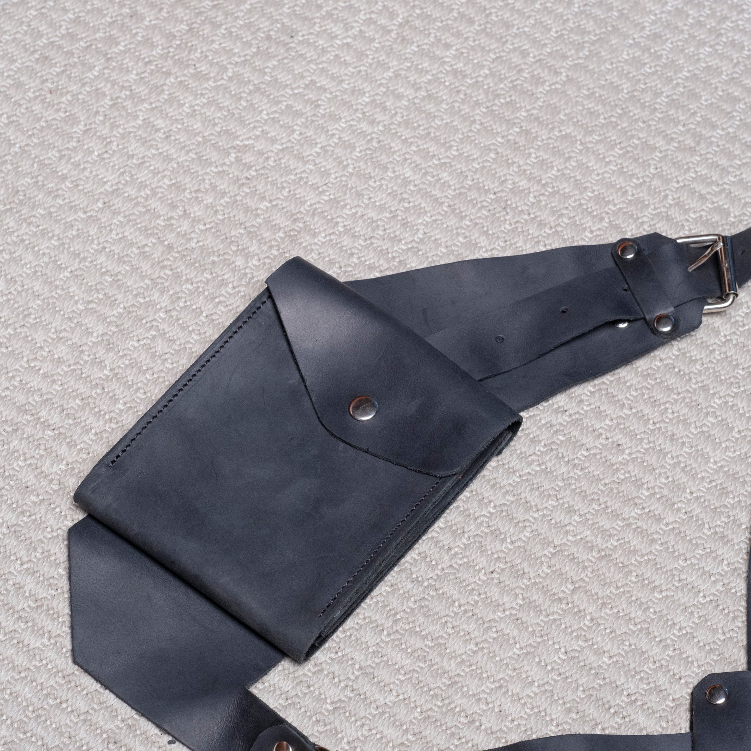 Leather Shoulder Holster Bag, Harness Bag, Adjustable Holster Bag ...