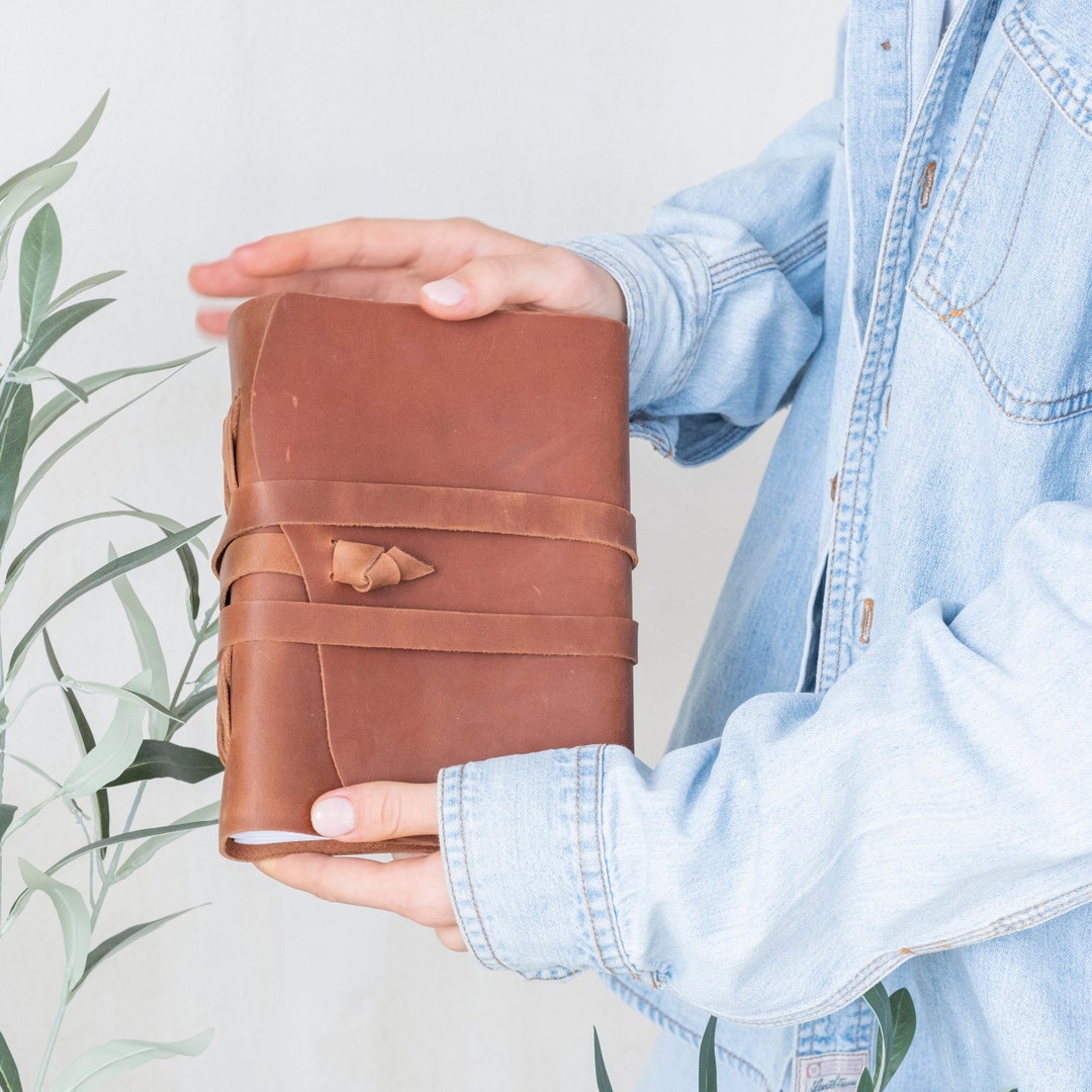 Personalized Leather Diary, Leather Wrap Journal, Handmade Leather ...