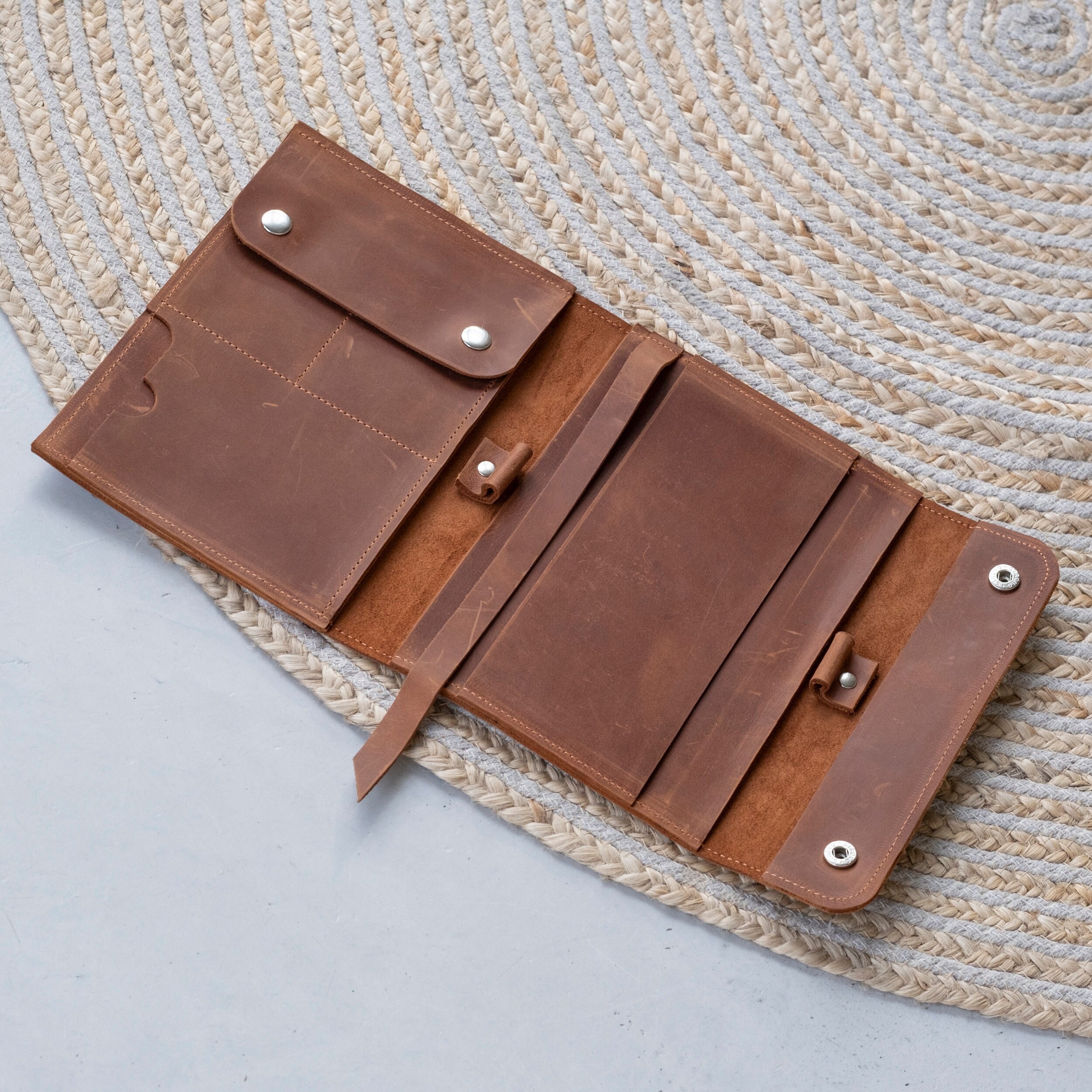 Leather Book Case, Book Protector Sleeve, Customized Book Cover, Book ...