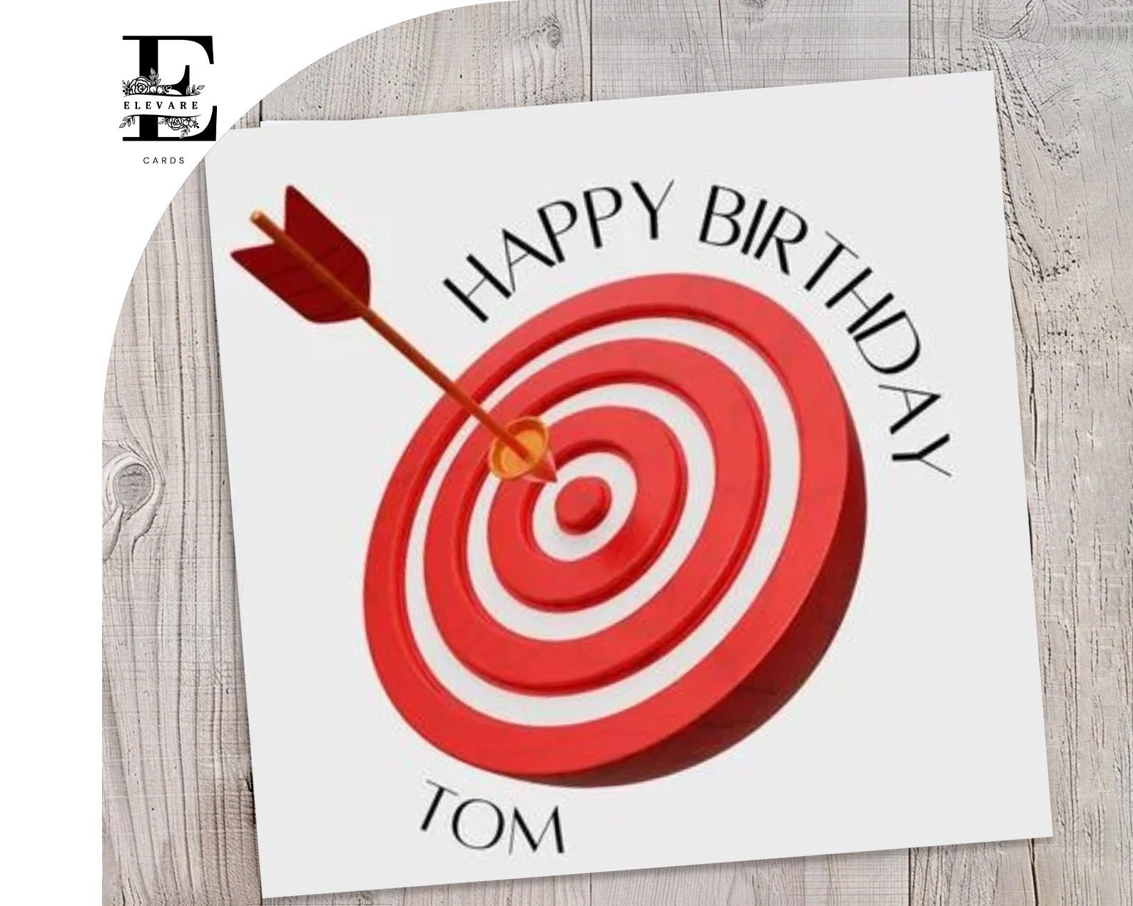 Personalised ARCHERY Birthday Card for Men, for Him / Her Dad, Son ...