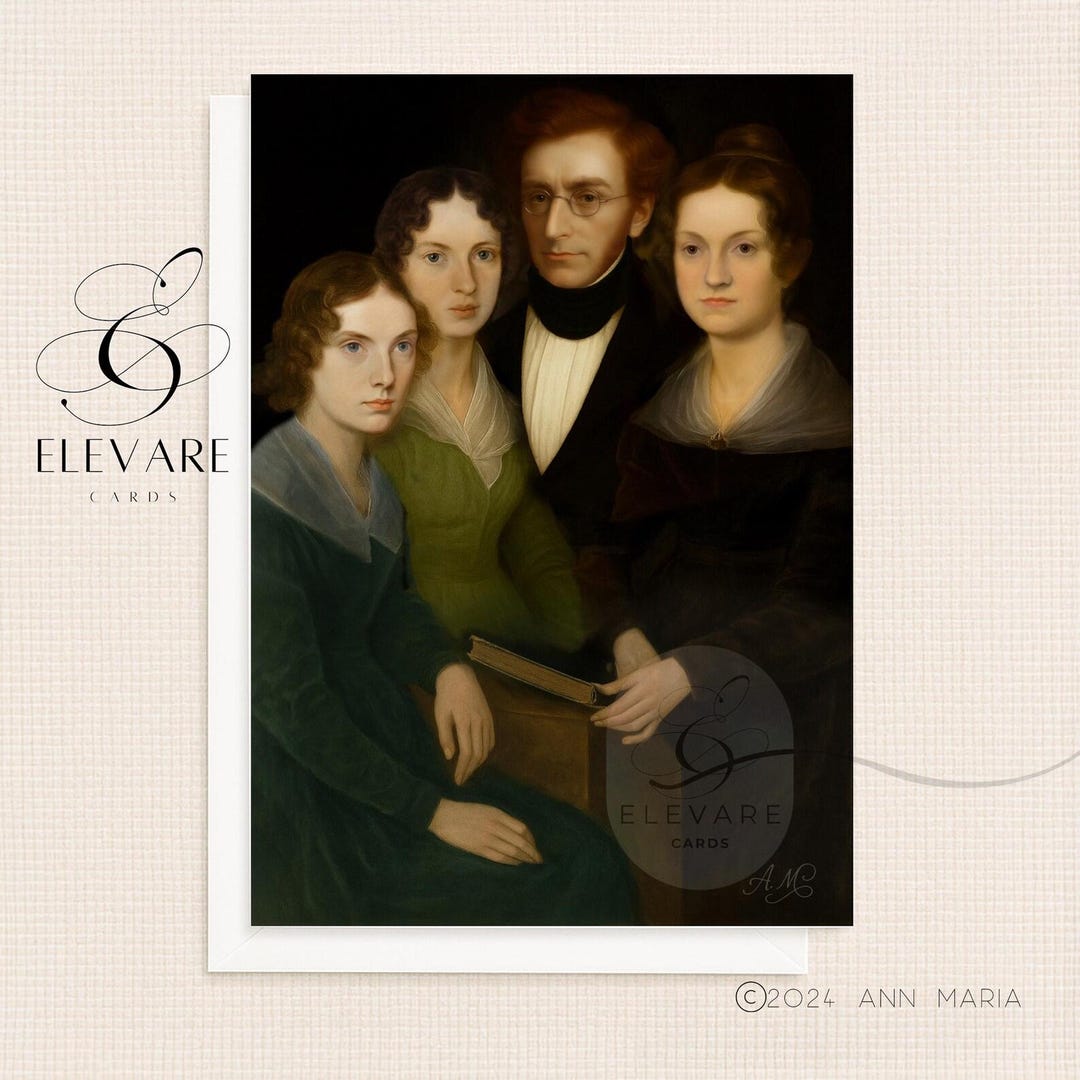 The Brontë Siblings United | Card | Poster. Branwell Restored: A ...