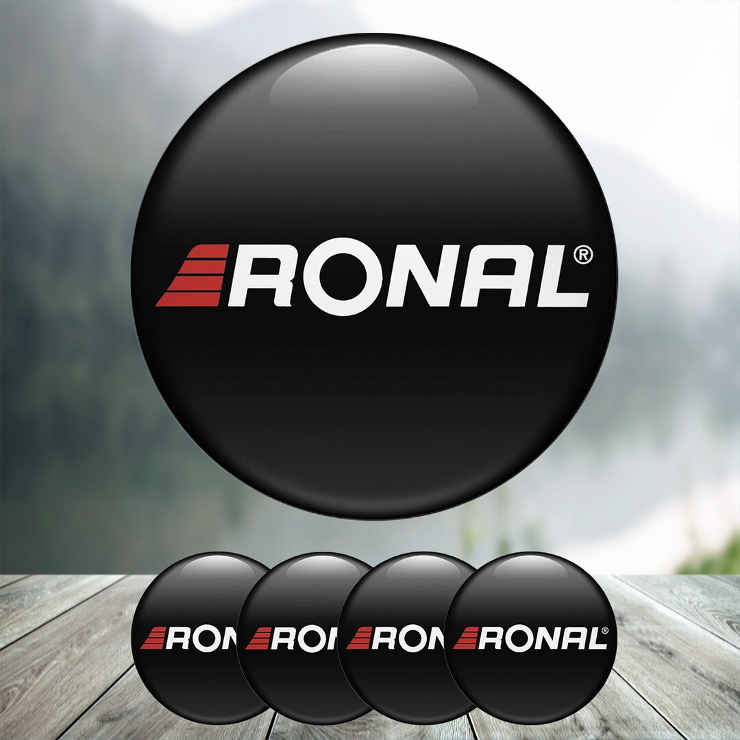 Set of 4 Pcs Ronal Stickers Center Wheel Caps Decals High - Etsy