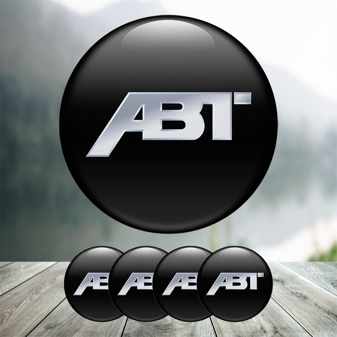 Set of 4 Pcs ABT Sportsline Stickers Center Wheel Caps Decals - Etsy