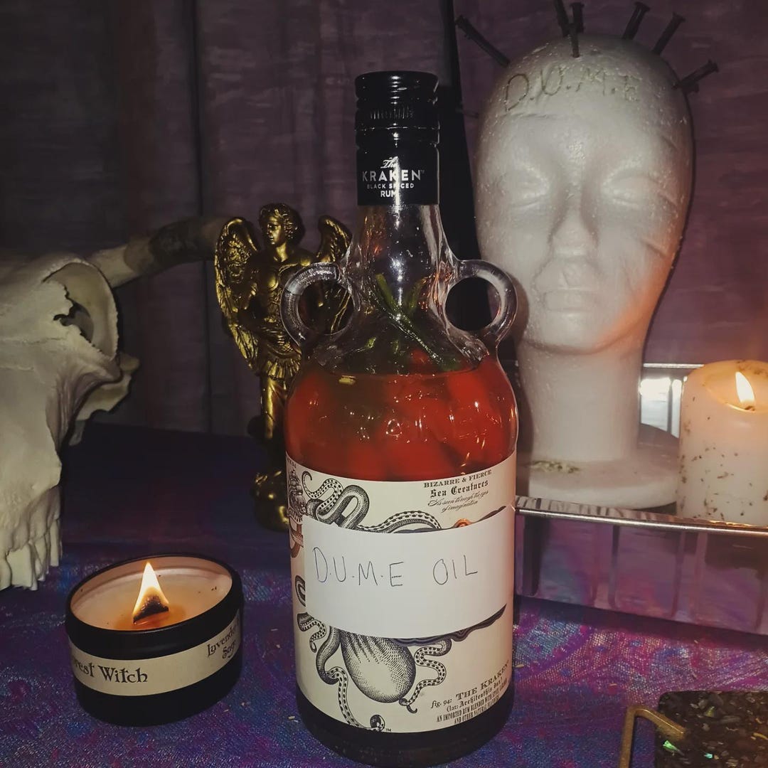 D.U.M.E Oil. Curse Enemies. - Etsy