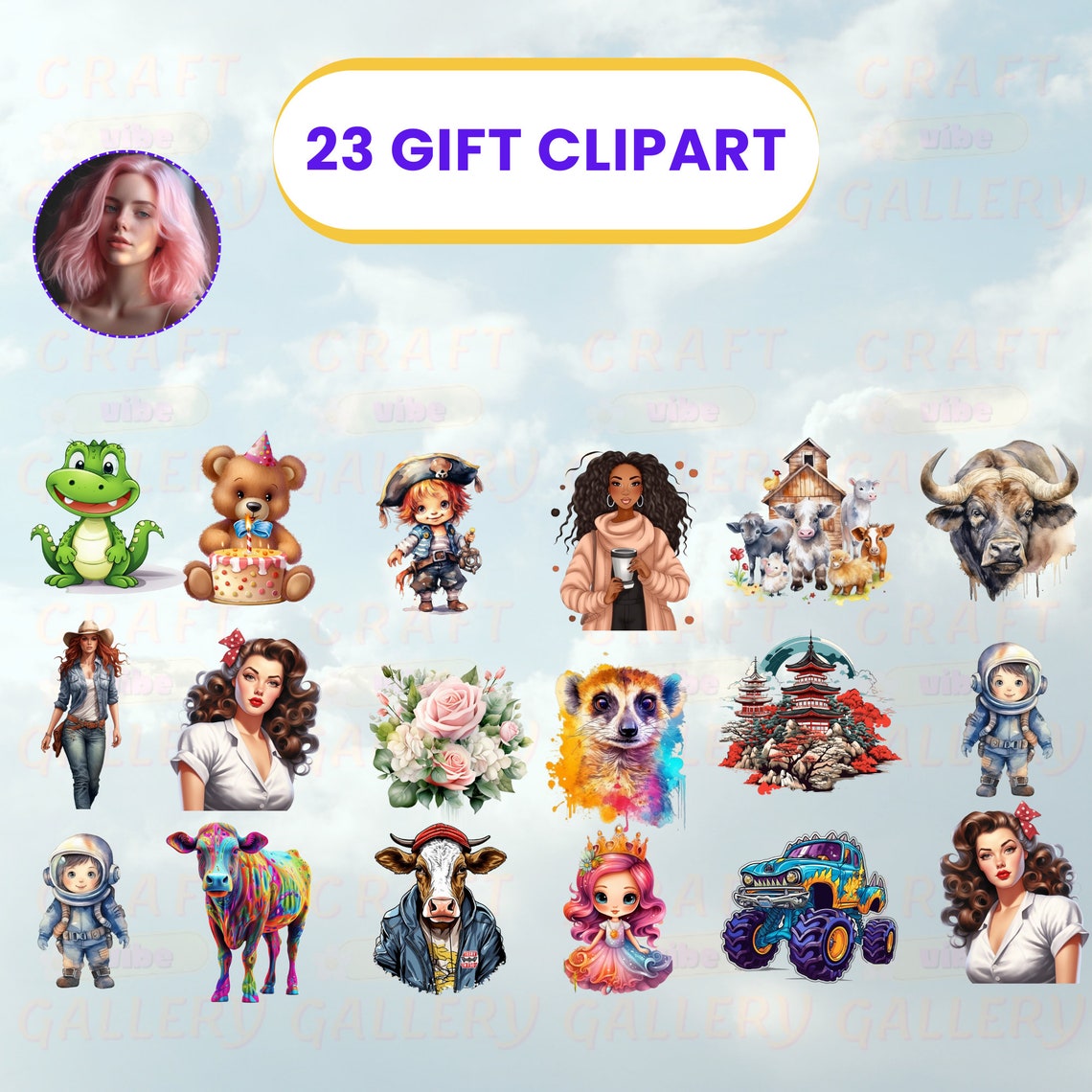 Watercolor Rustic Cooking Clipart Bundle, Kitchen Clipart, Spring ...