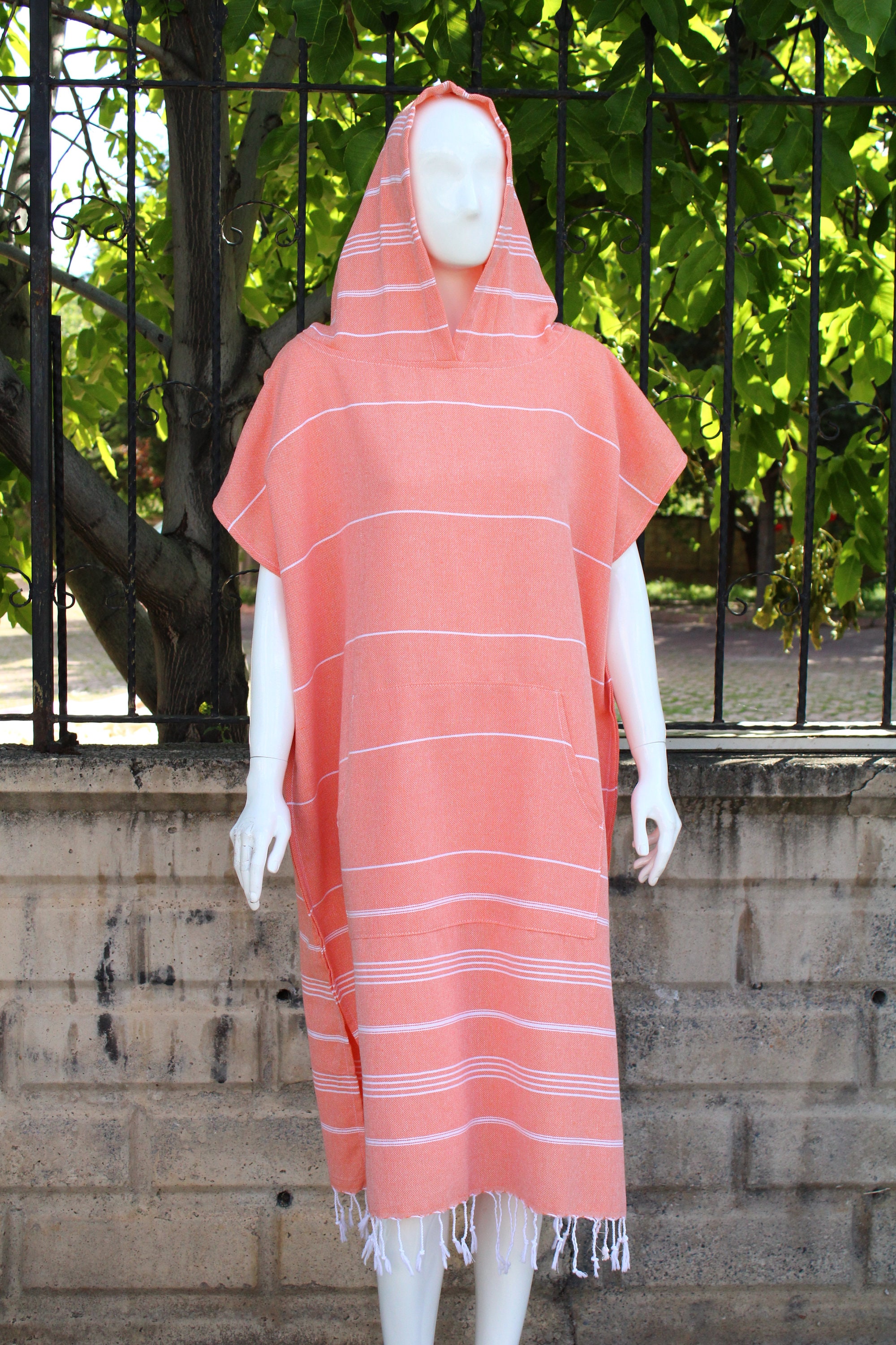 CUSTOM Gift Hooded Poncho for Adult, Unisex Beach Cover Up ...