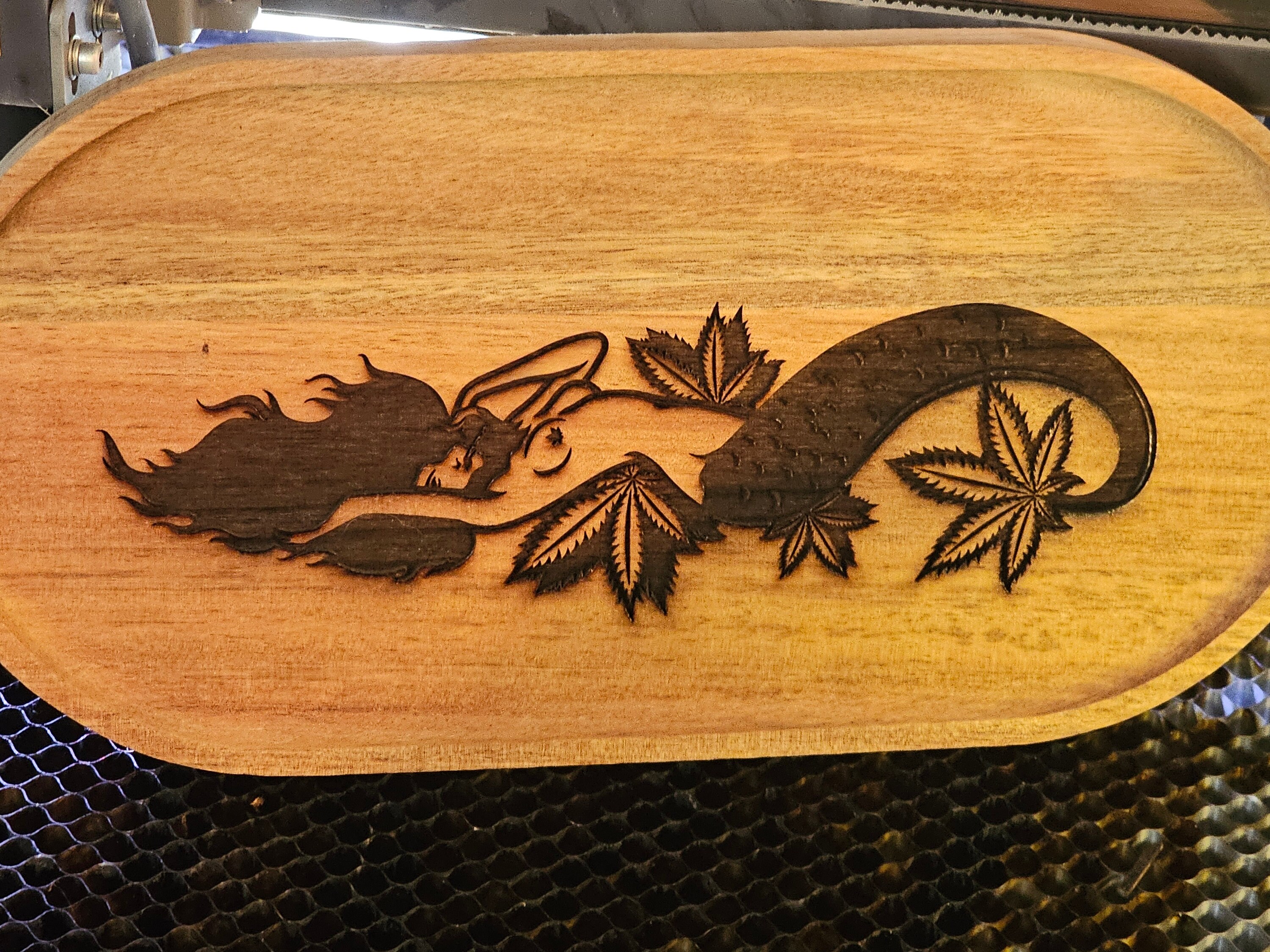 Marijuana Mermaid Tray, Rolling Tray, Mermaid Tray - Etsy