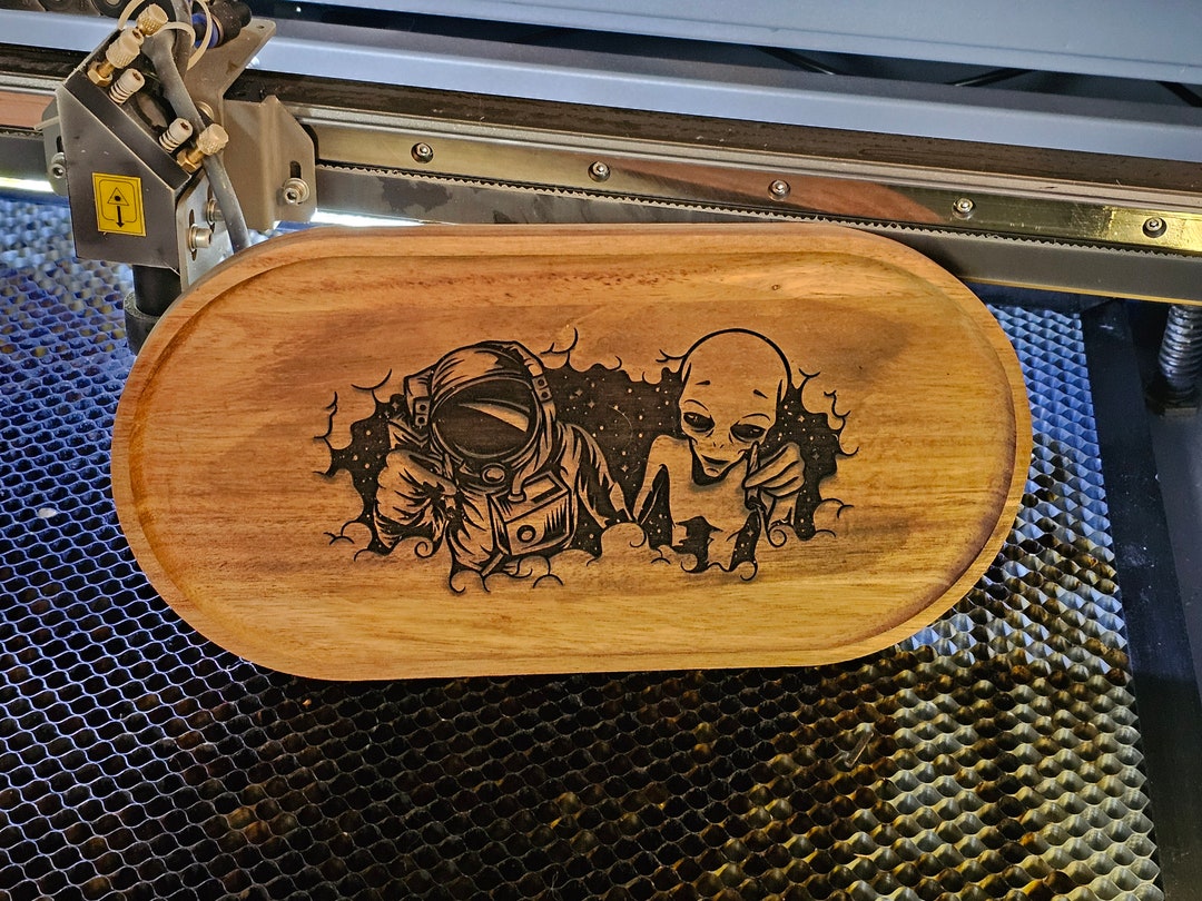Alien and Astronaut Rolling Tray, Space Adventure Rolling Tray, Alien ...
