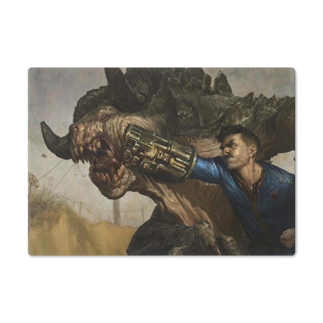 Fallout Inspired Cutting Board, Deathclaw Cutting Board,fallout ...
