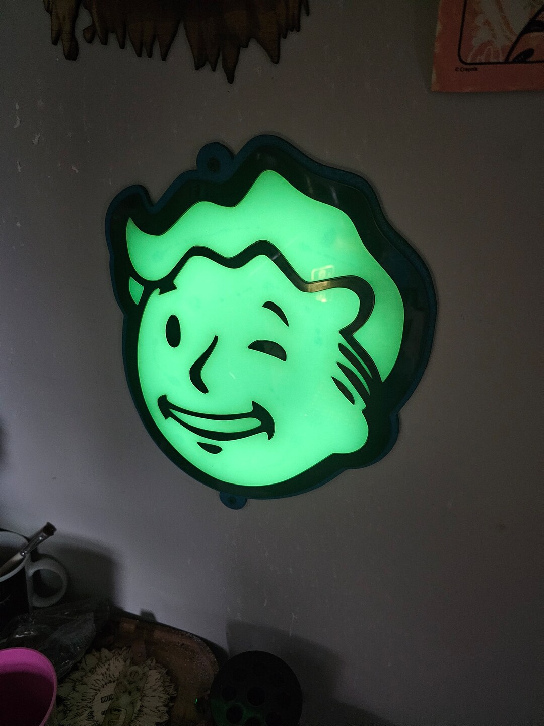 Fallout Vault Boy, Glow in the Dark, Fallout Decor - Etsy